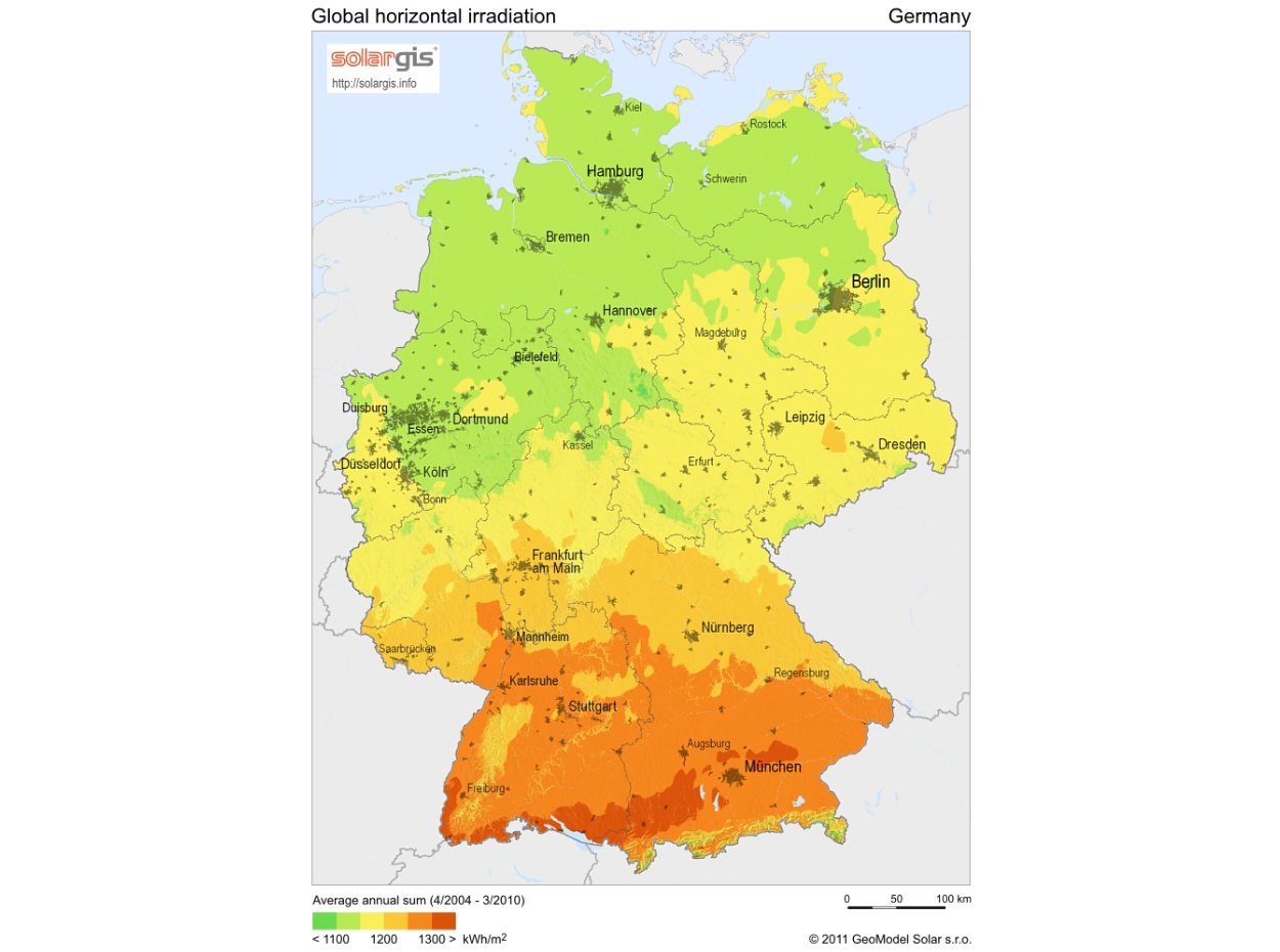 Mapa de Alemania - Turismo.org